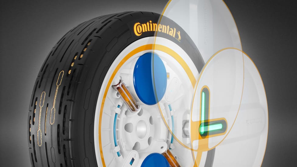 Continental has developed a self-inflating tyre | Top Gear