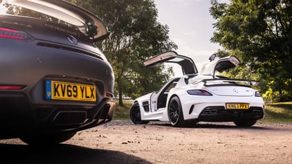 Mercedes-AMG GT R Pro vs SLS AMG Black Series | Top Gear