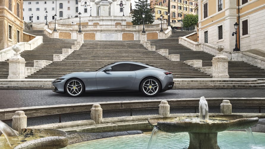 The new Ferrari Roma is an Aston Martin Vantage killer | Top Gear