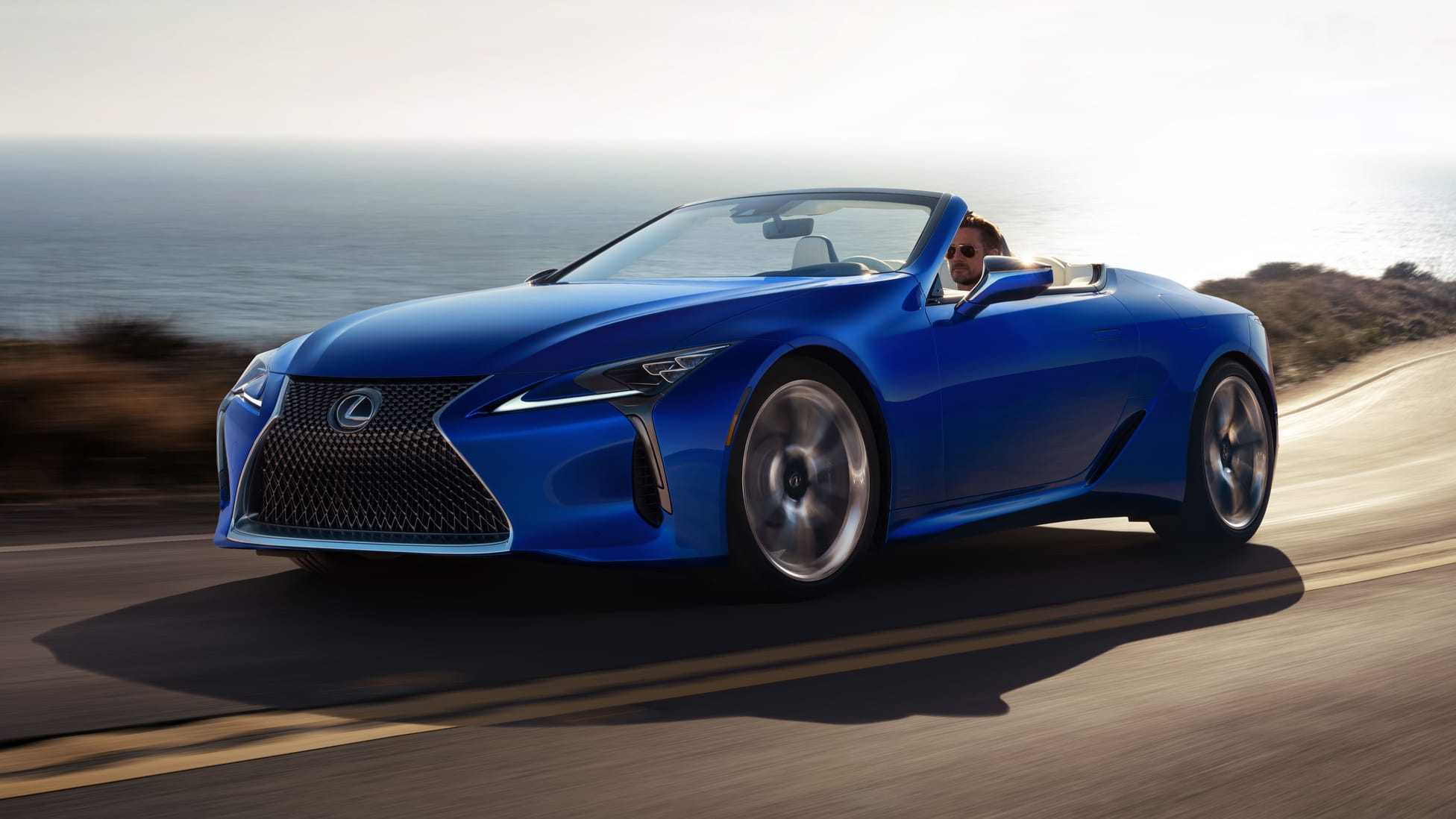 Lexus LC Convertible: now with its roof UP | Top Gear