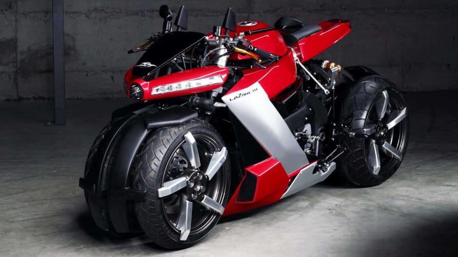 This mad motorbike desperately wants to be a car | Top Gear