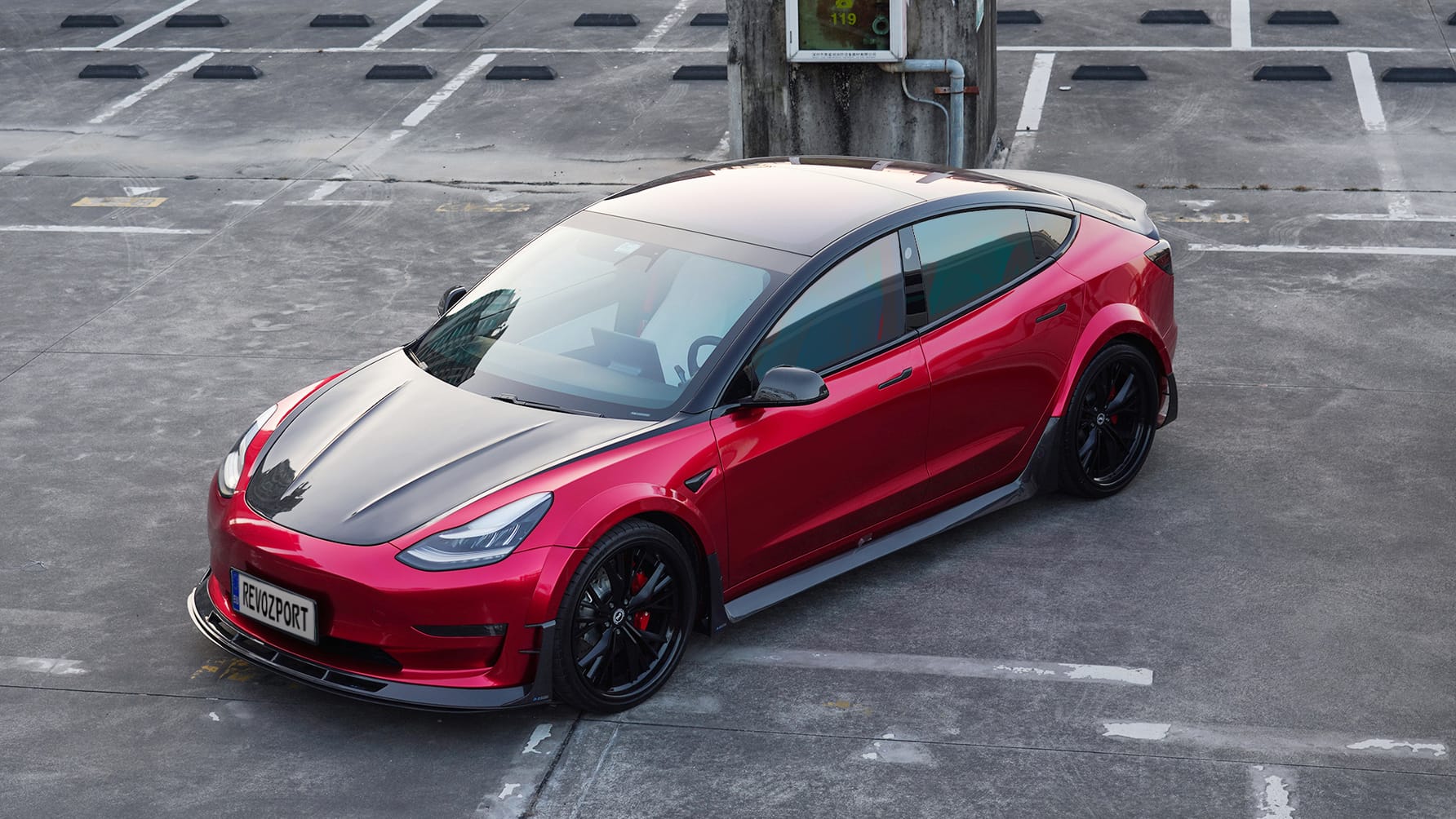 Check out this Tesla Model 3 with active aero | Top Gear