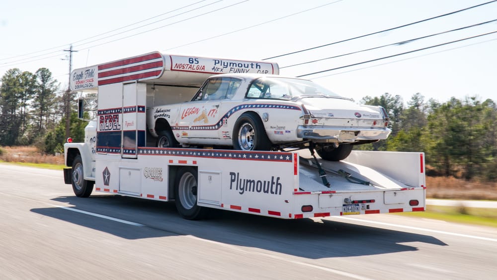 This awesome hauler and drag car combo just sold for $50,000 | Top Gear