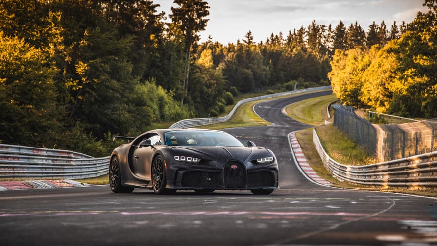 Ride onboard the £2.6m Chiron Pur Sport at the Nürburgring | Top Gear
