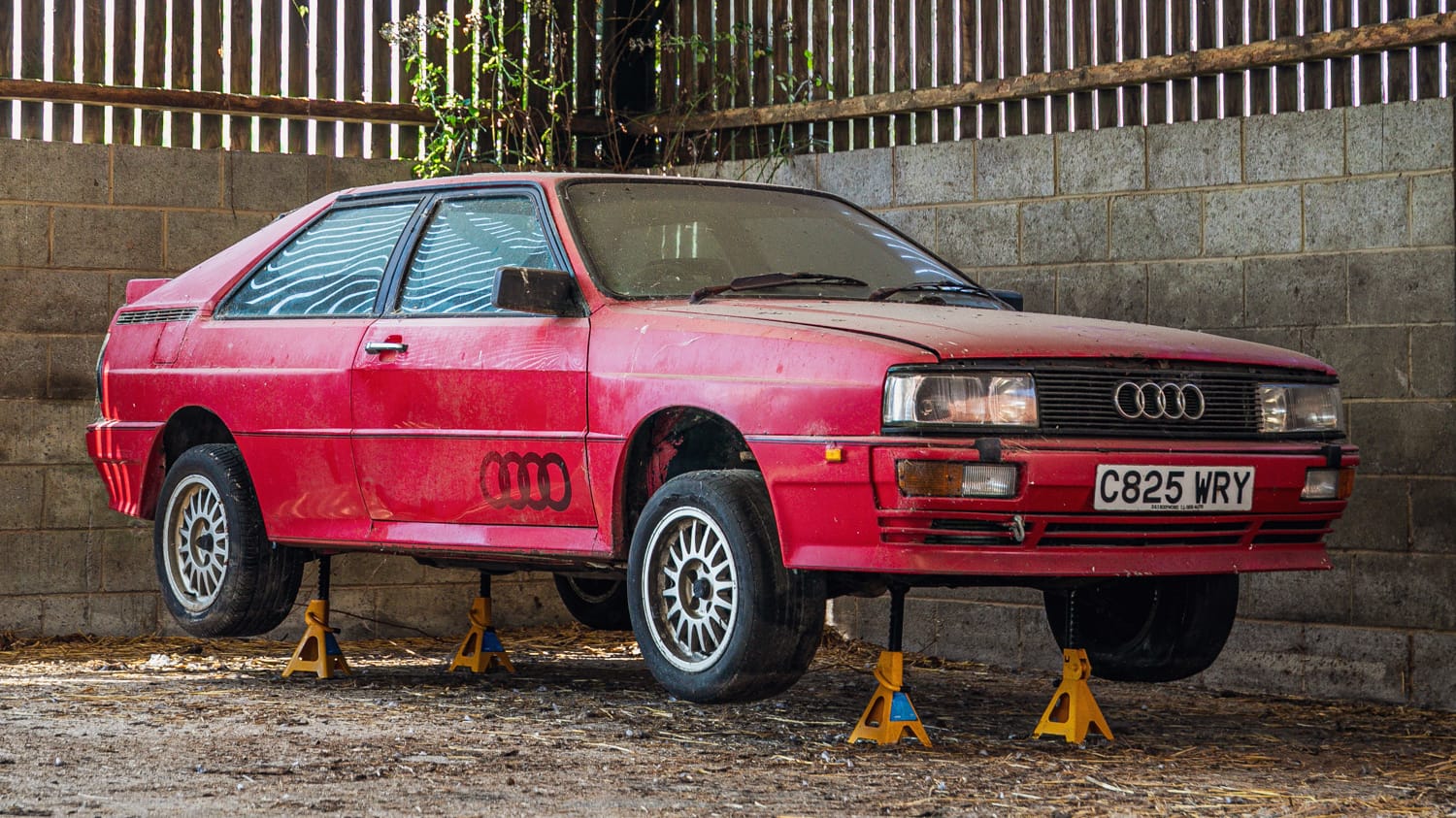 Someone please save this barn-find Audi Quattro | Top Gear