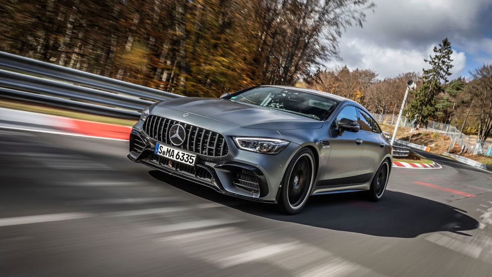 The Merc-AMG GT 4dr is the fastest ‘luxury vehicle’ around the 'Ring ...