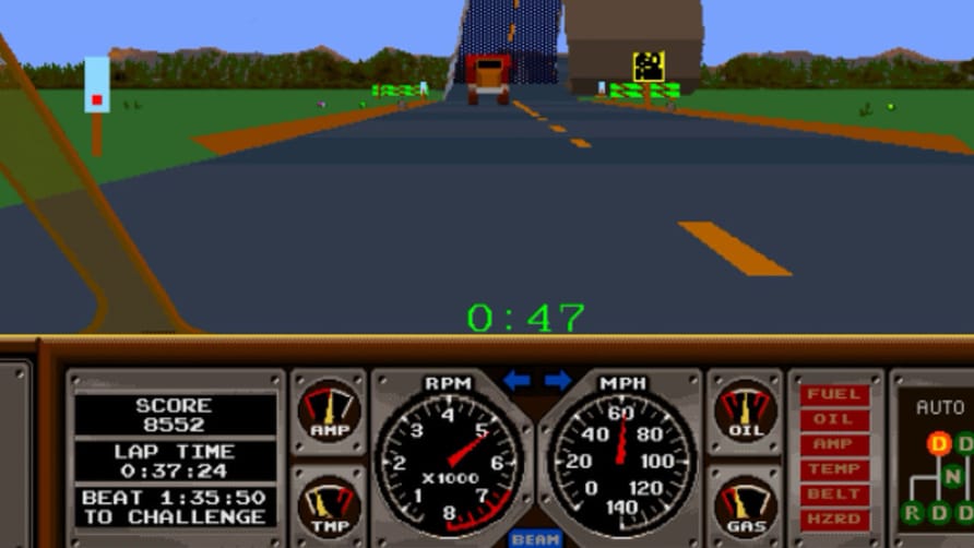 Remembering classic games: Hard Drivin' (1989) | Top Gear
