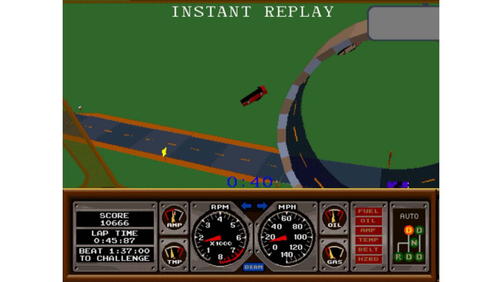 Remembering classic games: Hard Drivin' (1989) | Top Gear