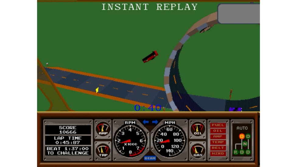 Remembering classic games: Hard Drivin' (1989) | Top Gear