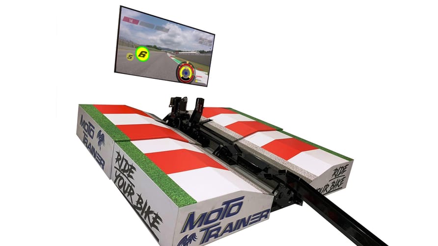 You can now use your motorbike as a racing sim | Top Gear