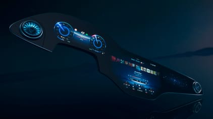 The Mercedes EQS has this vast all-digital dashboard | Top Gear
