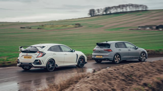 VW Golf GTI Clubsport vs Honda Civic Type R | Top Gear