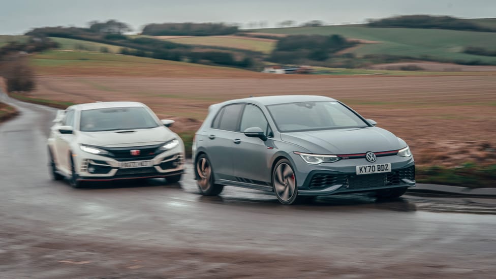VW Golf GTI Clubsport vs Honda Civic Type R | Top Gear