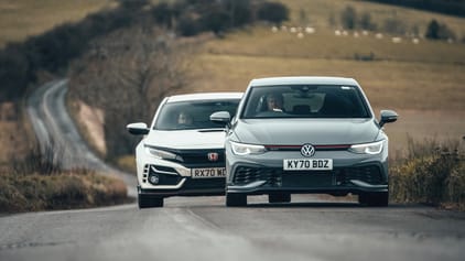 VW Golf GTI Clubsport vs Honda Civic Type R | Top Gear