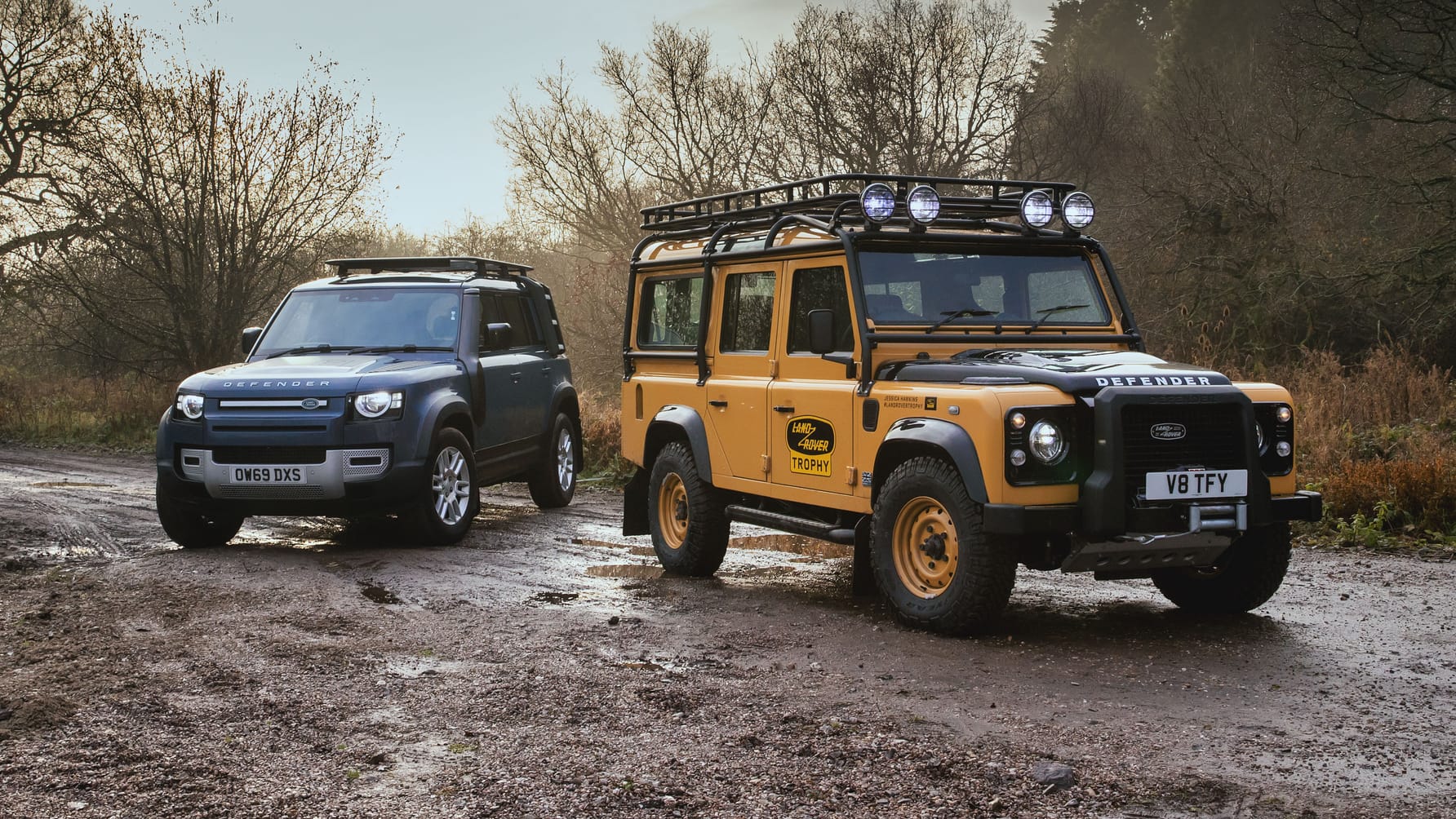 Revealed: the new-old Land Rover Defender V8 Trophy | Top Gear