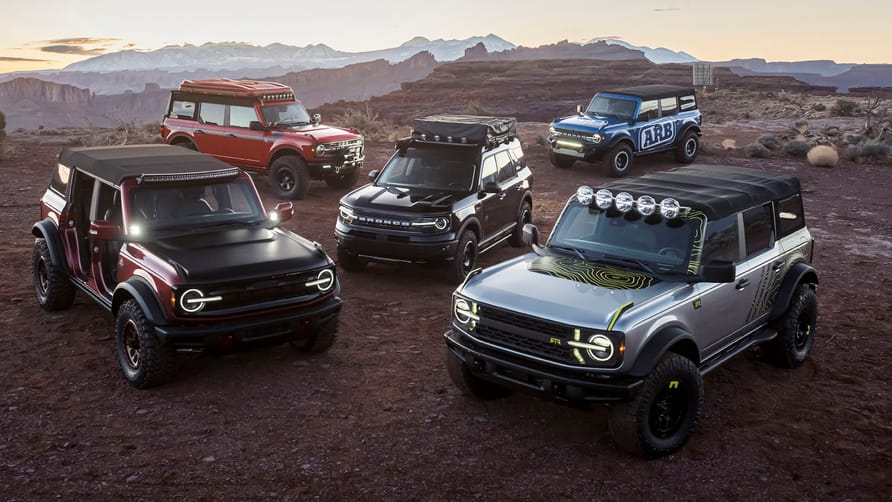 Rejoice, the modified Ford Broncos are here | Top Gear