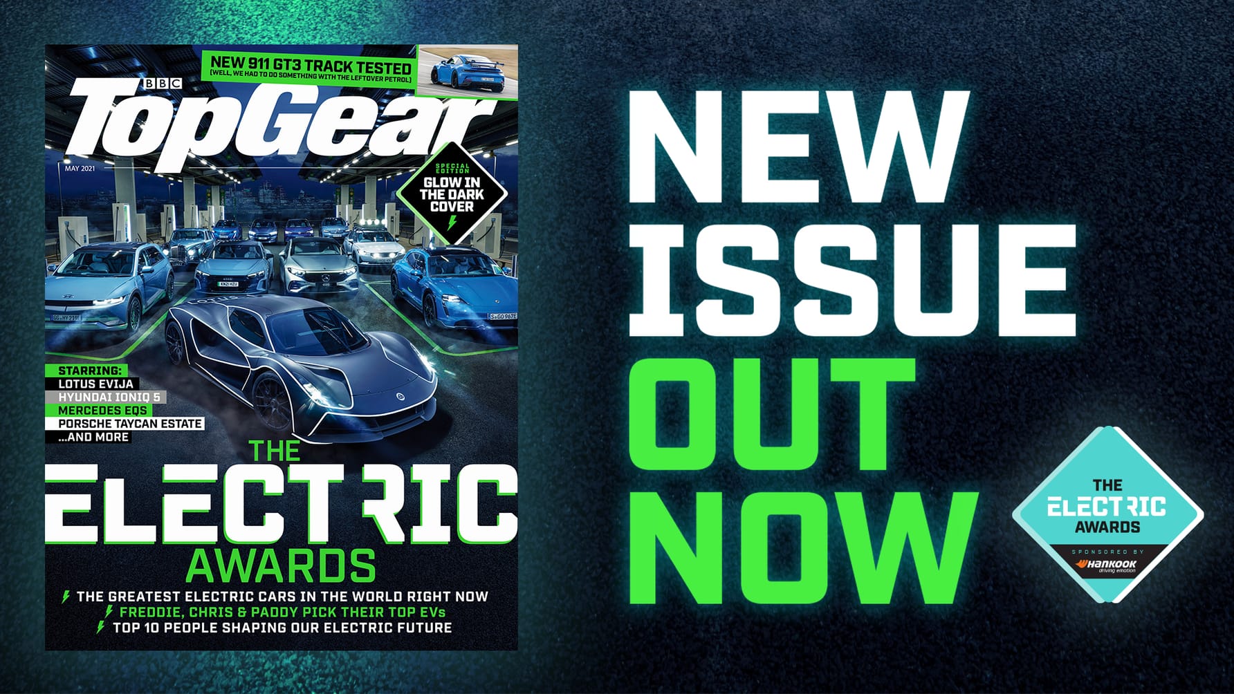 New issue out now: it’s the Top Gear Electric Awards | Top Gear