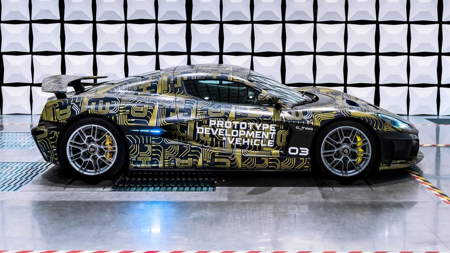 The Rimac C_Two has run a ¼ mile in under nine seconds | Top Gear