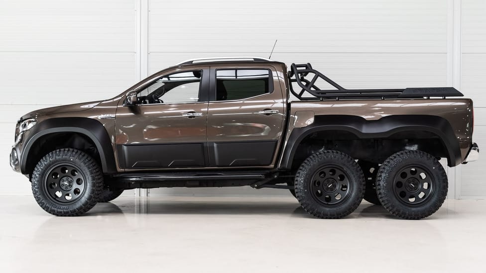 Get a look at this six-wheeled Mercedes X-Class | Top Gear