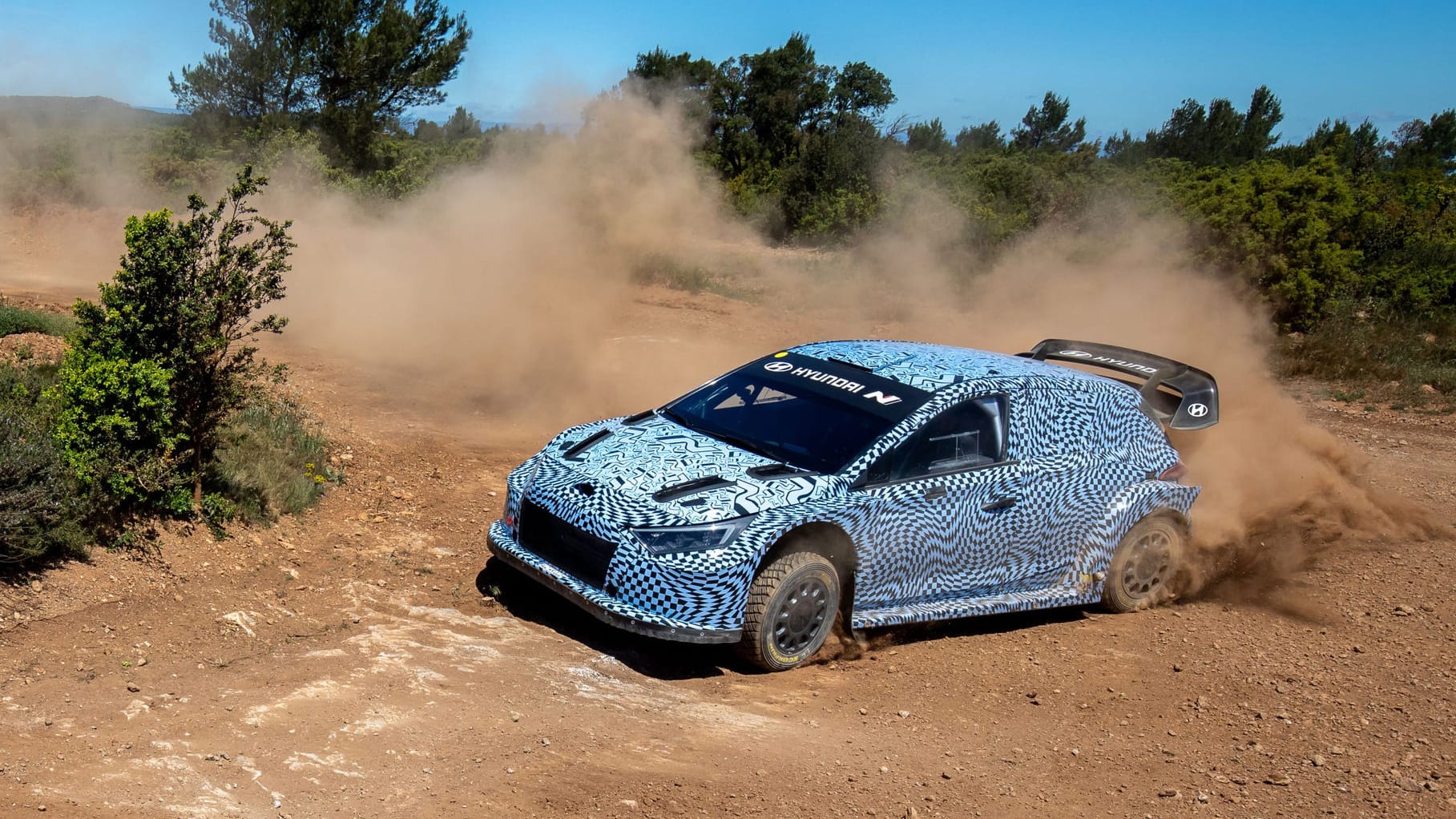 Hyundai has started testing its new hybrid WRC car | Top Gear