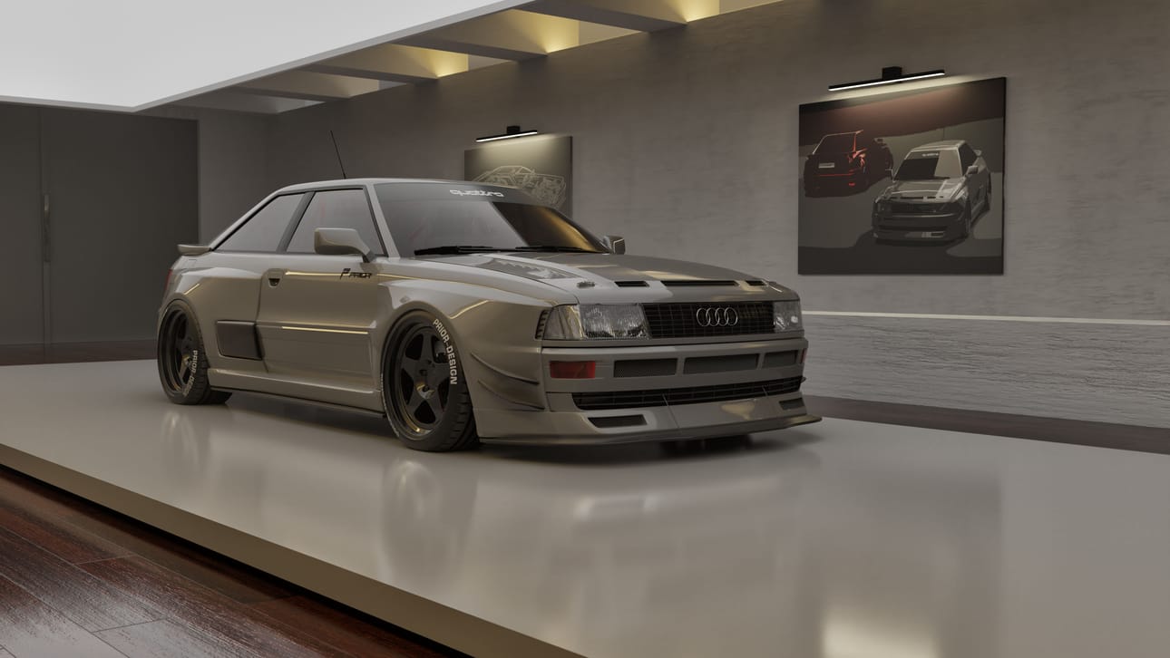 Behold: Prior Design's widebody Audi Coupe | Top Gear