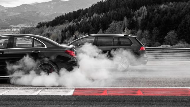 How to do a burnout – and a donut | Top Gear