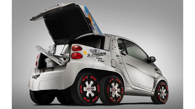 Yes, this is a Smart ForTwo with a detachable caboose | Top Gear