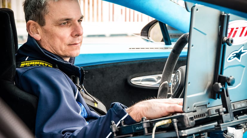 How to be a Bugatti Chiron test driver during lockdown | Top Gear