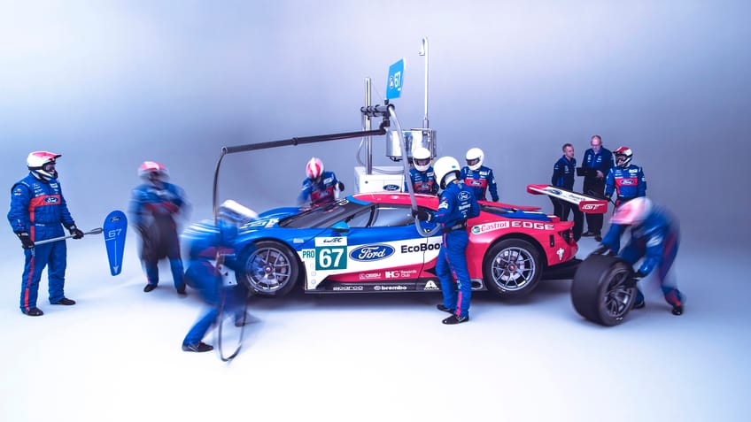 The anatomy of a Ford GT pit stop | Top Gear