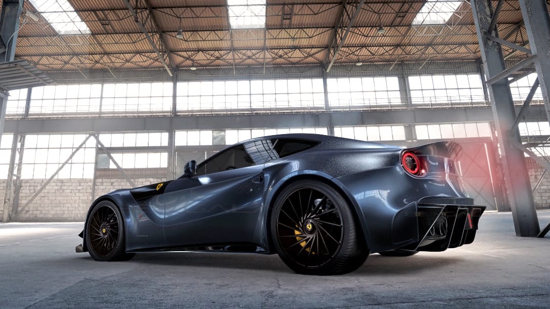 This is a fully carbonfibre Ferrari F12 | Top Gear