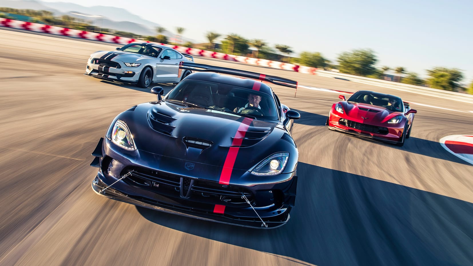 Corvette Z06 vs Mustang GT350R vs Viper ACR | Top Gear