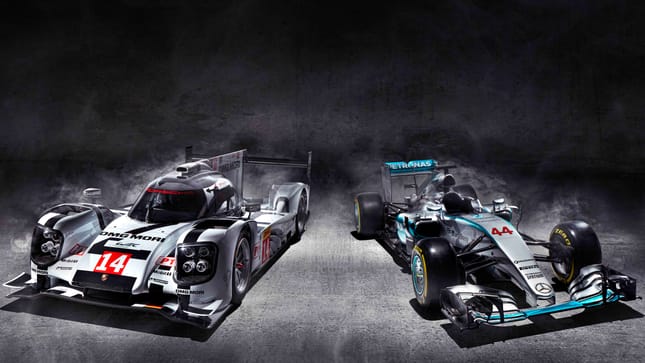 Showdown: Porsche's WEC racer vs Merc's W06 F1 car | Top Gear