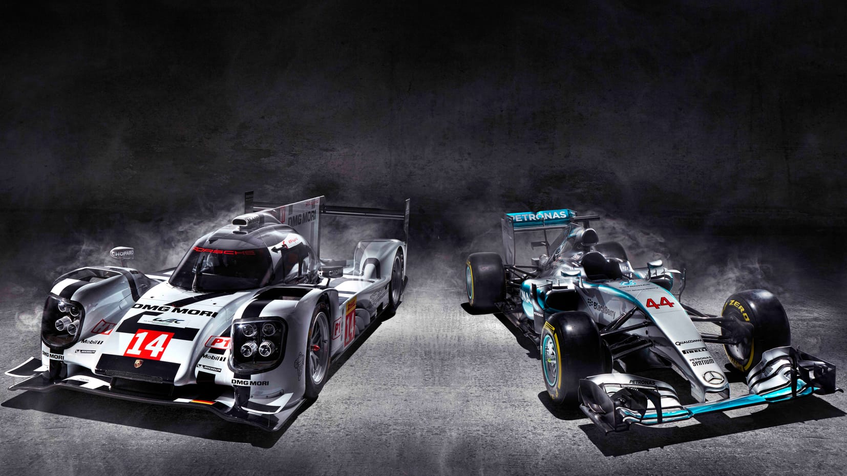 Showdown: Porsche's WEC racer vs Merc's W06 F1 car | Top Gear