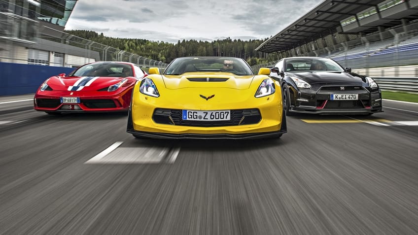 Speed Week: Corvette Z06 vs Ferrari 458 Speciale vs Nismo GT-R | Top Gear