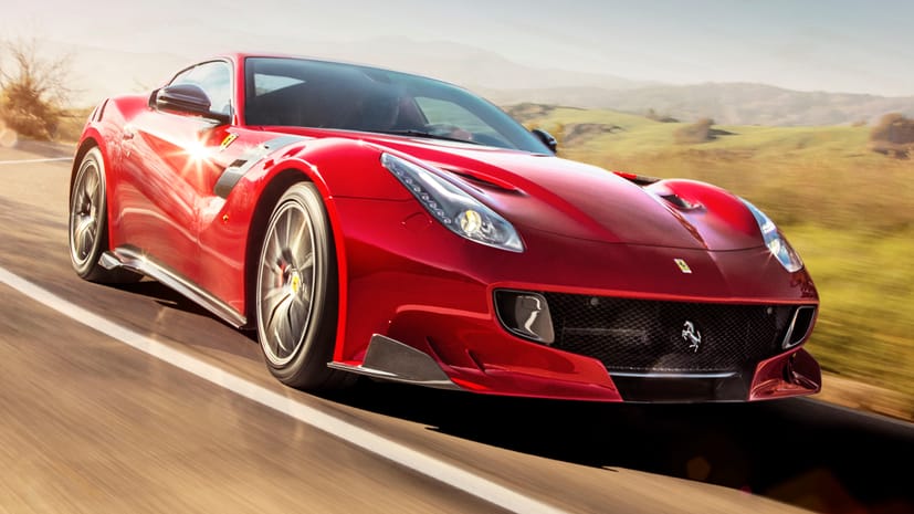 Flat out in the Ferrari F12tdf | Top Gear