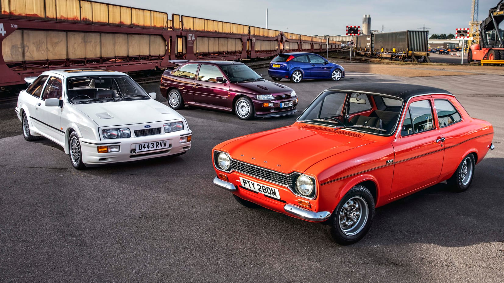 On the road in Ford's classic RS cars | Top Gear
