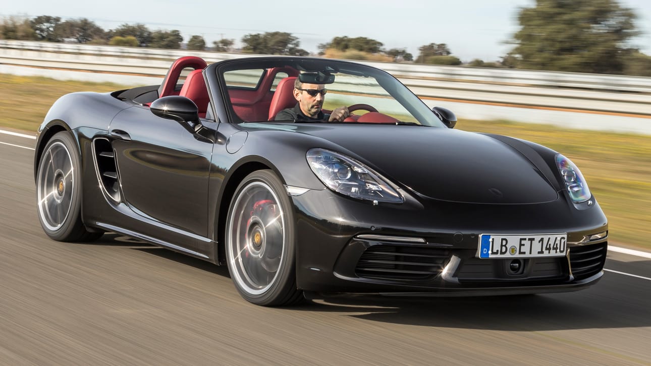 Riding in the new four-cylinder turbo Porsche 718 Boxster | Top Gear