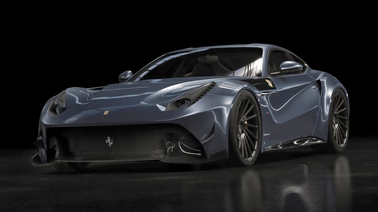 This is a fully carbonfibre Ferrari F12 | Top Gear