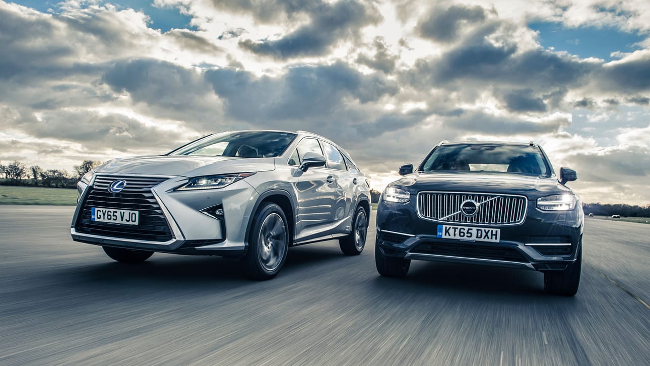 Quick twin test: Lexus RX450h vs Volvo XC90 T8 | Top Gear