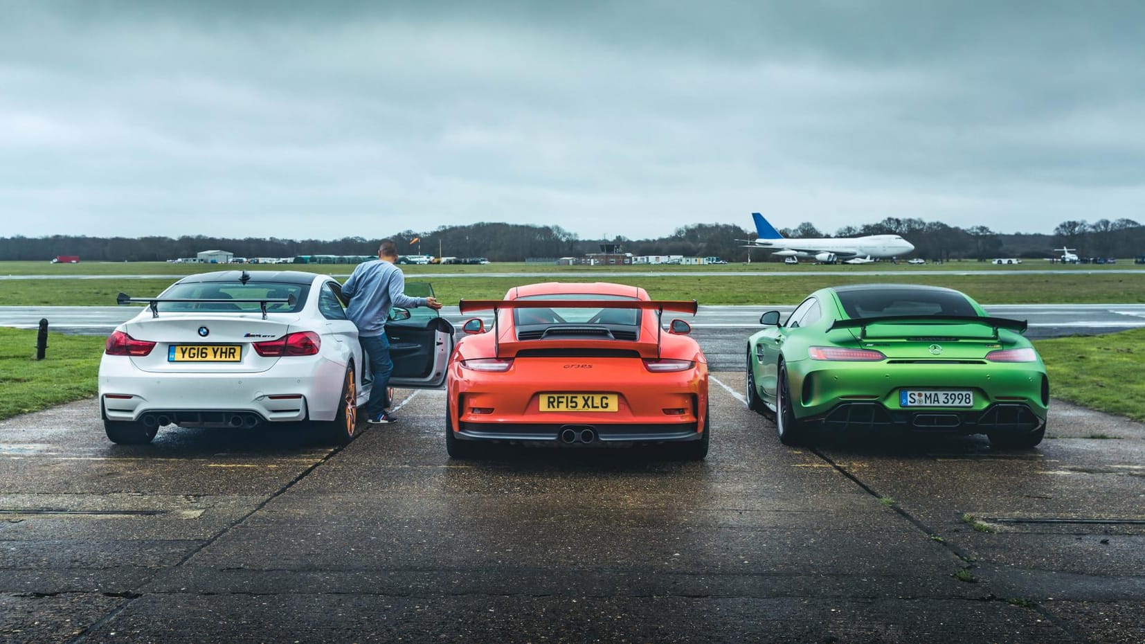 Mercedes-AMG GT-R vs Porsche 911 GT3 RS vs BMW M4 GTS | Top Gear