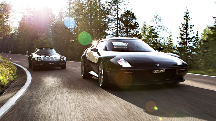 From the archives: the new Stratos meets its forefather | Top Gear
