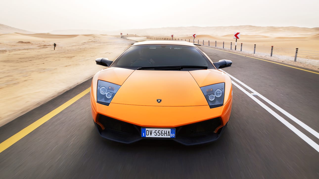 Gawp at these pics of a Lambo Murcielago SV in the desert | Top Gear