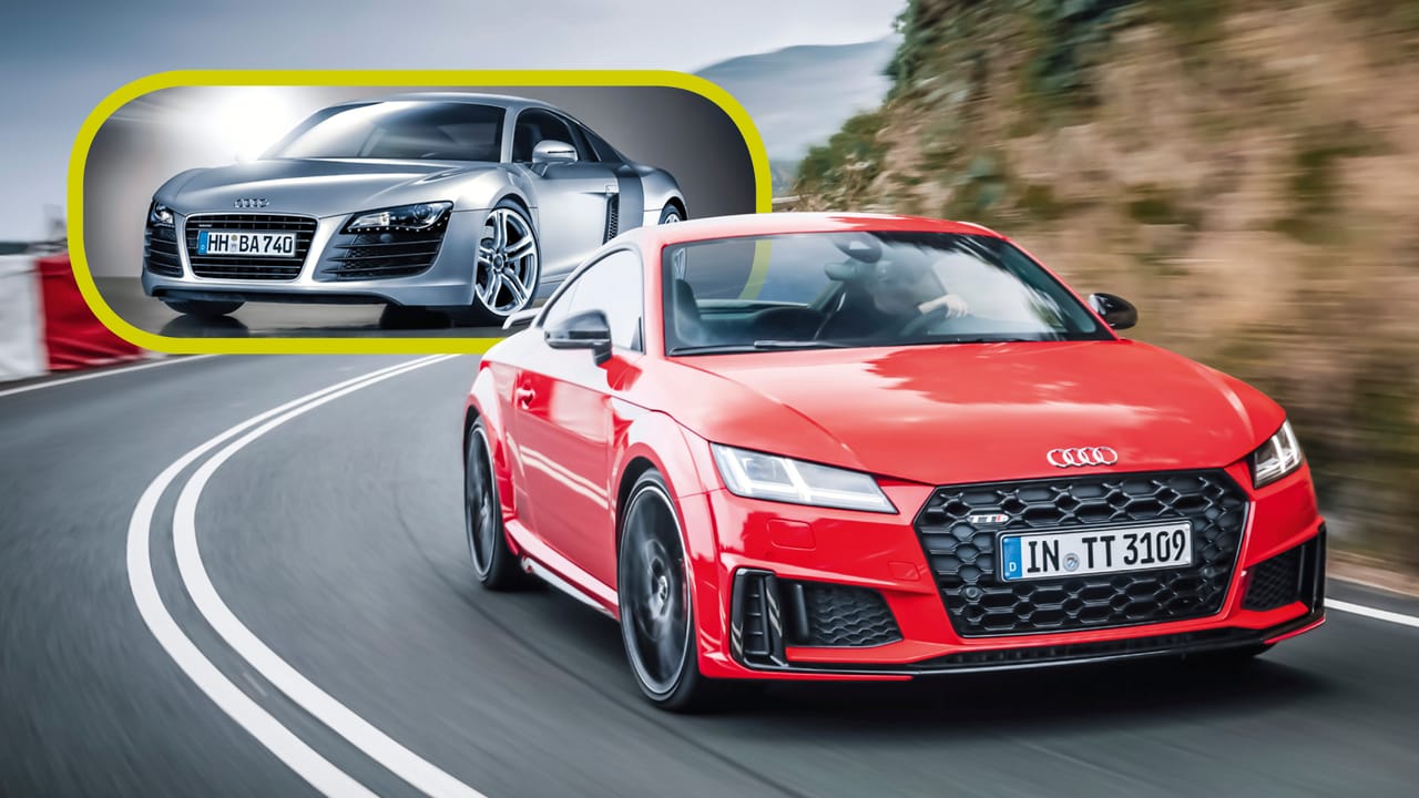 New vs Used: Audi TT vs Audi R8 | Top Gear