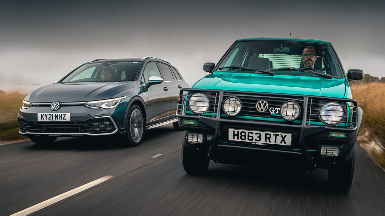 Progress report: 2022 VW Golf Alltrack vs 1990 VW Golf Country | Top Gear