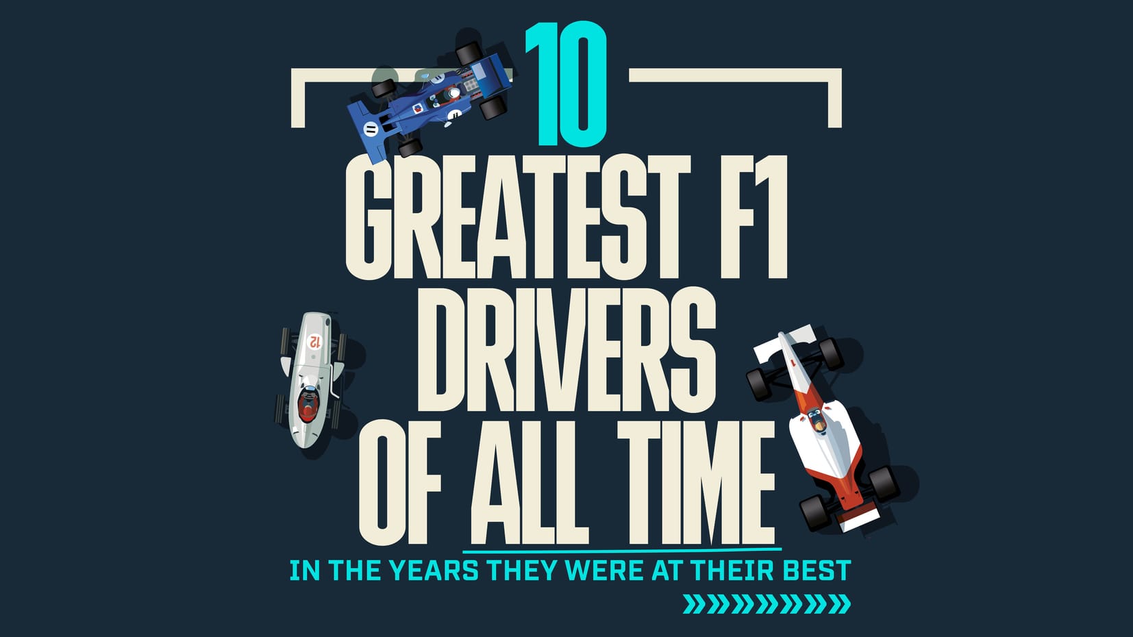 10 of the greatest F1 drivers of all time… in the years they were at ...