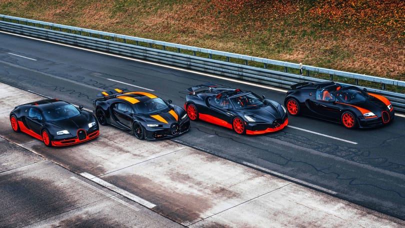 Bugatti has smashed the open-roof road car record with a 282mph top ...