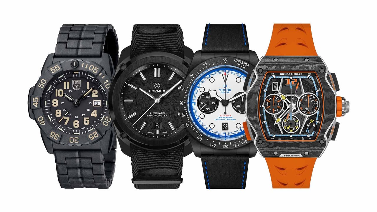 Four carbon fibre watches you need to check out right now | Top Gear