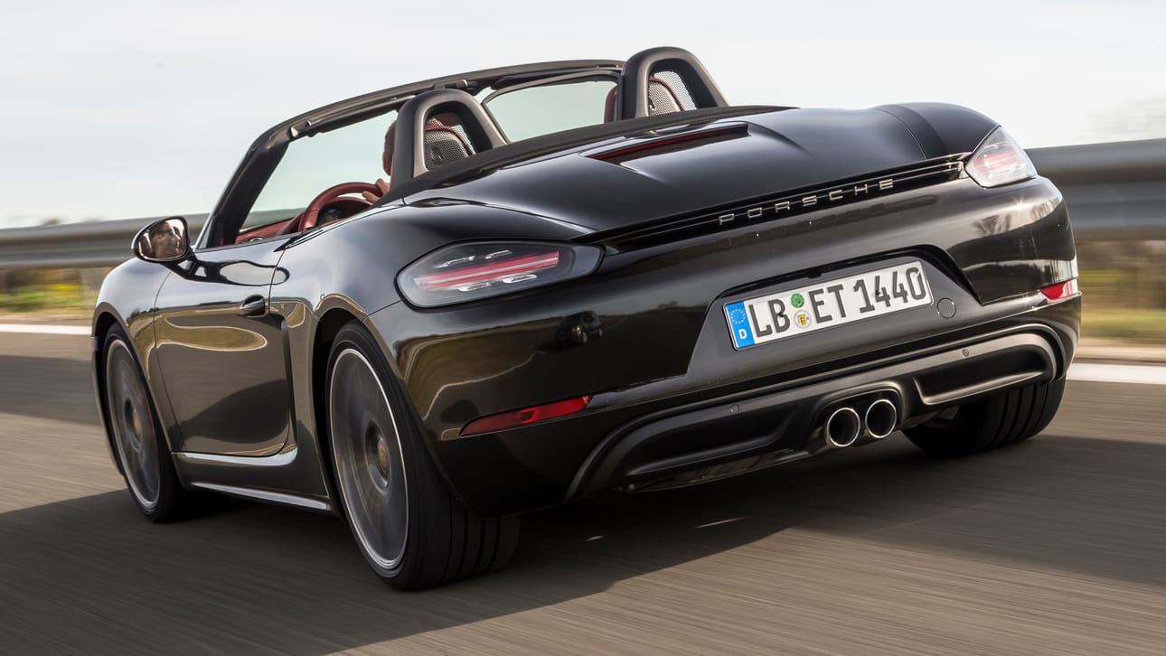 Riding in the new four-cylinder turbo Porsche 718 Boxster | Top Gear