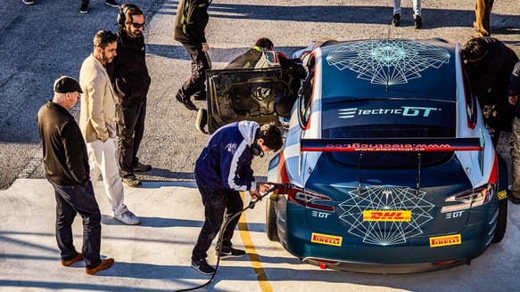 What's a Tesla race car like to drive? | Top Gear