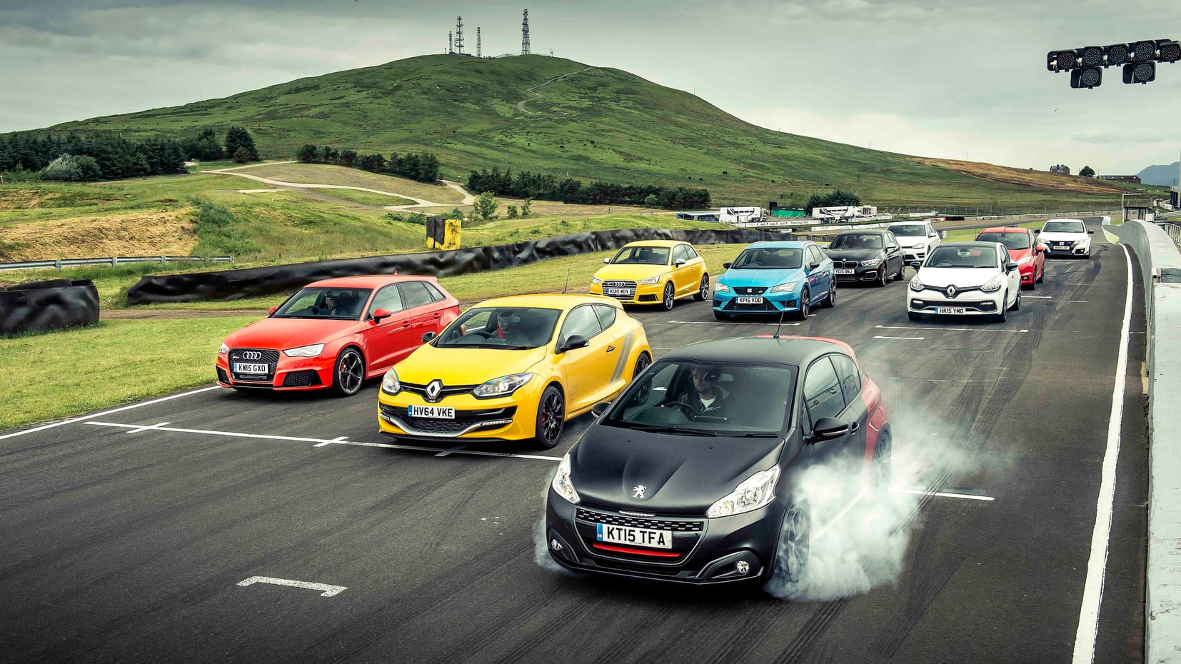 Hot hatch shootout: 10 contenders become six in track battle | Top Gear